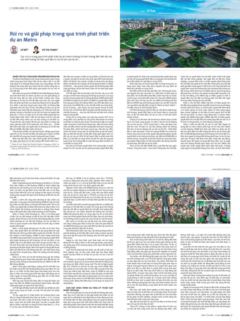 Construction Journal Of The Ministry Of Construction No. 2-2024: Risks ...